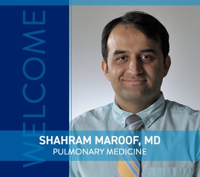 Dr. Shahram Maroof Joins Christie Clinic Department of Pulmonary Medicine | Christie Clinic